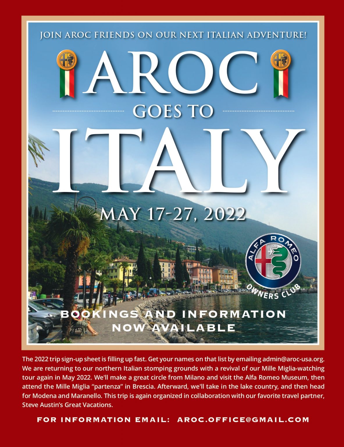 AROC – Alfa Romeo Owners Club USA